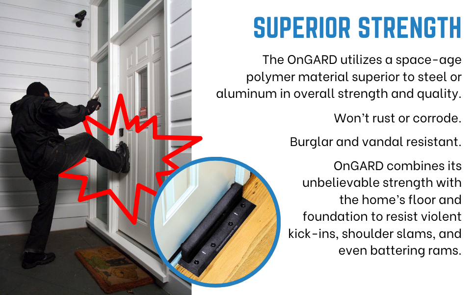 OnGARD Security Door Brace | Door Barricade | Door Security Products ...
